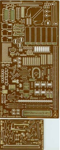 Part P48-001 M4 Sherman early Tamiya