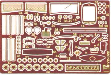 Part P72-022 GAZ AA MDS