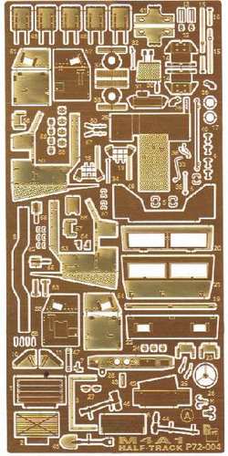 Part P72-004 M4A1 Halftrack - conversion Hasegawa