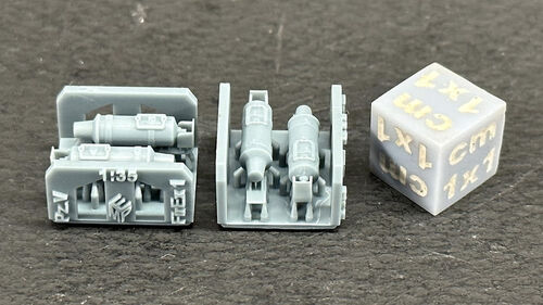 EMP3D 25040854 Pz.Kpfw. V Panther - Gaśnice typ wczesny (2 sztuki)