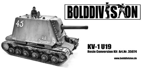 Bold Division 35074 KV-1 U19 (Resin Conversion For Trumpeter)
