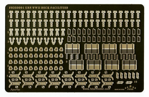 Five Star Model 350091 US Navy WWII Deck Facilities