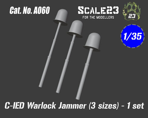 Scale23 35-A060 C-IED Warlock Jammer (3 versions) - 1 set