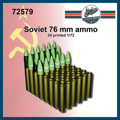 FC ModelTrend 72579 Soviet 76 mm Ammo