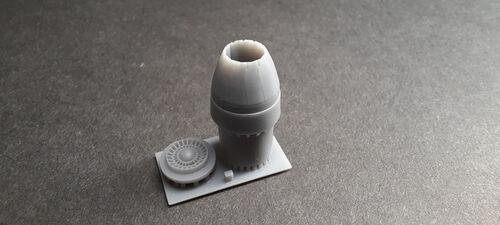 rise144models 028 F-16 - GE Nozzle Closed (for Revell kits)
