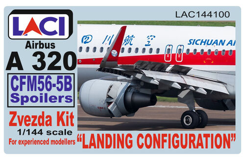 LACI 144100 Airbus A320 with CFM56-5B Spoilers Landing Configuration for Zvezda kit
