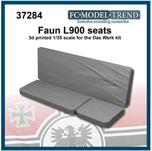 FC ModelTrend 37284 Faun L900 - 3D-printed Seats (for Das Werk kits)