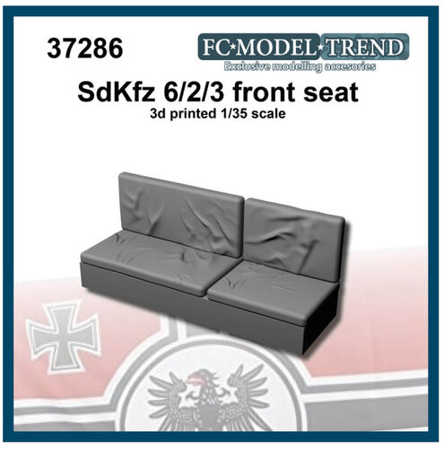 FC ModelTrend 37286 SdKfz.6 2/3 - 3D-printed Front Seats (for Bronco kits)
