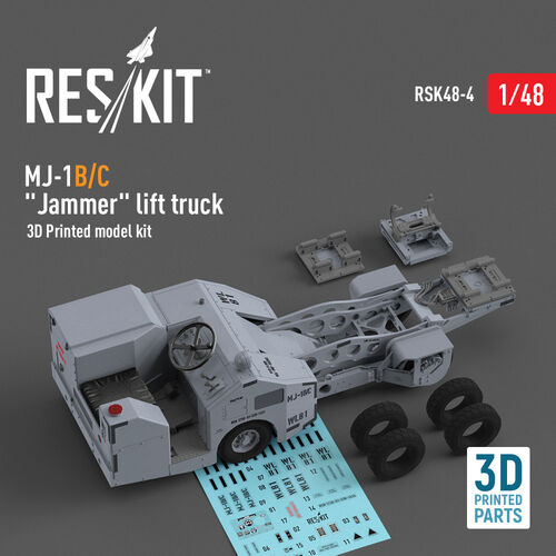 RES/KIT K48-0004 MJ-1B/C 'Jammer' Lift Truck (3D Printed Model Kit)