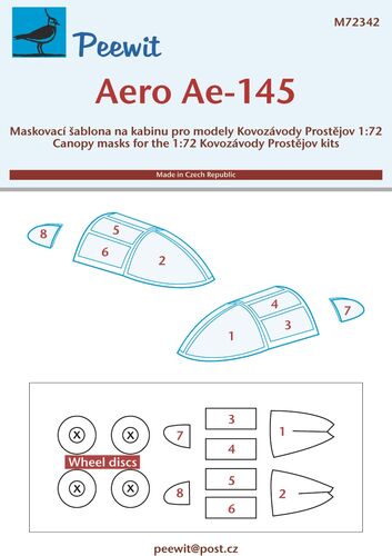 Peewit 72342 Aero Ae-145 (For Kovozavody Prostejov Kits)