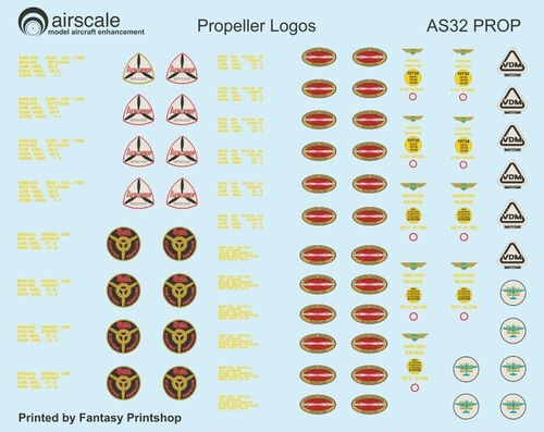 Airscale AS32PROP Propeller WWII Logos