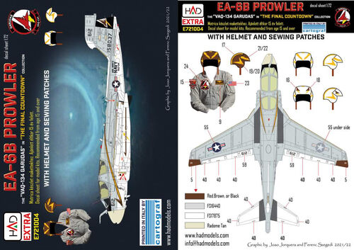 HAD Models E721004 EA-6B Prowler USS NIMITZ The Final Countdown