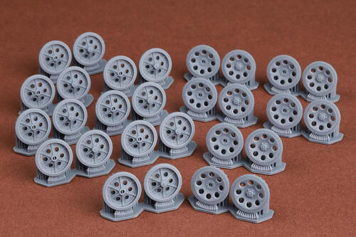 SBS Model 3D031 Sd.Kfz. 251 Roadwheel Set With Solid Hubs