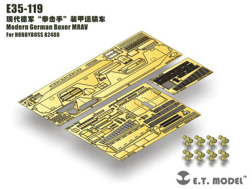 ET Model E35-119 Modern German GTK Boxer MRAV (for Hobby Boss 82480)
