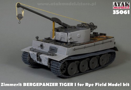 Atak Model 35061 Zimmerit Bergepanzer Tiger I (for Rye Field Model RM-5008 kit)