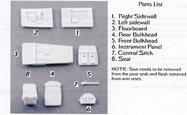 Starfighter Decals R7201 Curtiss P-6 E - cockpit set (designed to be used with Accurate Miniatures and Monogram kits)