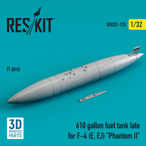 RES/KIT U32-0125 610 Gallon Fuel Tank Late For F-4 (E, EJ) "Phantom II"