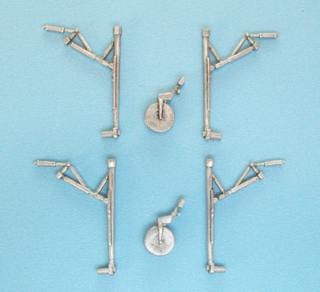 Scale Aircraft Conversions 72073 Hawker Typhoon Mk.Ib - Landing Gear - Set for 2 planes (designed to be used with Airfix)
