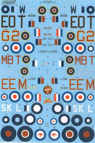 Xtradecal 72227 Bristol Beaufighter Mk.X / TF Mk.X / Mk.21 and TT Mk.21 (10 schemes)