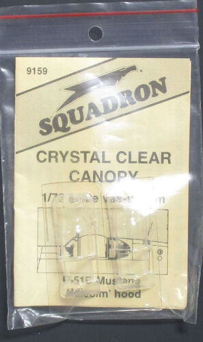 Squadron Canopies 9159 North American P-51 B Malcolm Canopy - 2 pcs (for Hasegawa and Hobby 2000 kits)