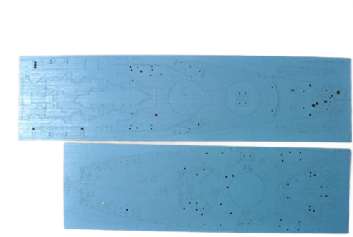Artwox BW40015A USS Missouri (BB-63) Blue Wooden Deck (for Academy 14401 kit)