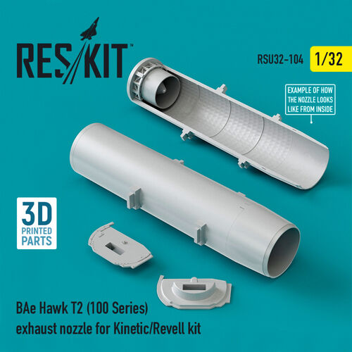 RES/KIT U32-0104 BAe Hawk T2 (100 Series) Exhaust Nozzle For Kinetic/Revell Kit
