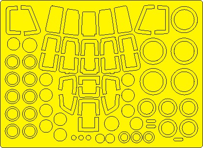 New Ware AM1107 Mi-17 Hip BASIC Kabuki Masks For AMK/Annetra 88010 Kit