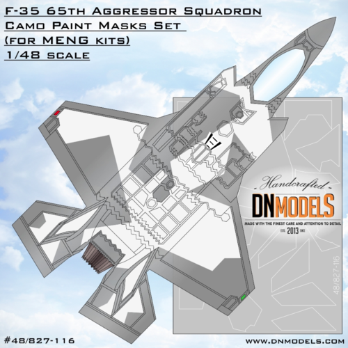 DN Models 48-827-116 F-35 65th Aggressor Squadron Camo