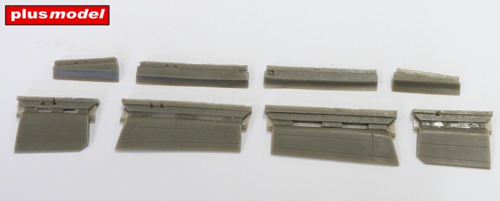 Plus Model AL7075 B-25 Mitchel flaps