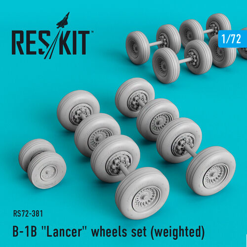 DISCONTINUED RES/KIT 72-0381 B-1B "Lancer" wheels set (weighted)
