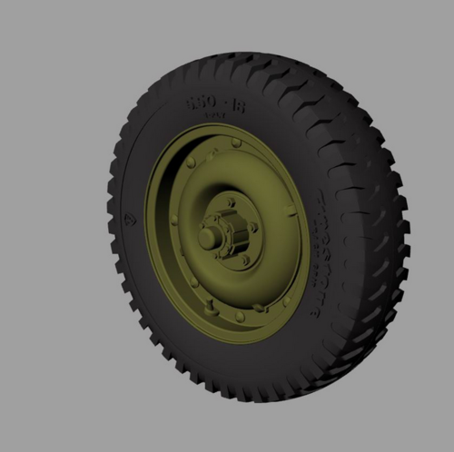 PanzerArt RE35-678 Willys MB “Jeep” Road wheels Commercial 2