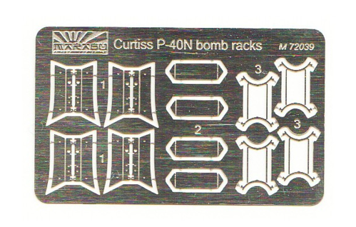 Marabu Finest Hobby Designs M72039 Curtiss P-40N Warhawk - bomb racks