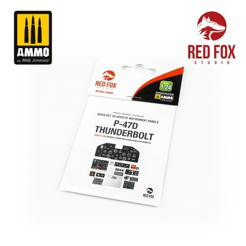 Red Fox Studio QS-24006 P-47D Thunderbolt (for Kinetic kit)