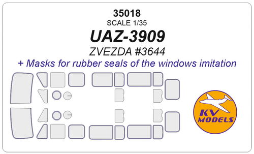 KV Models 35018 UAZ-3909 (ZVEZDA #3644)