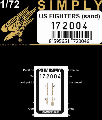HGW Models 172004 US Fighters seatbelts