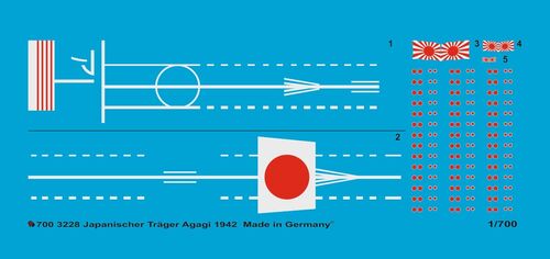 Peddinghaus-Decals 3228 Japanese Carrier Akagi 1942