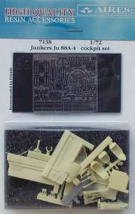 Aires 7138 Ju 88A-4 cockpit set Italeri