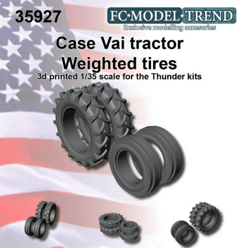 FC ModelTrend 35927 Case Vai tractor, weighted