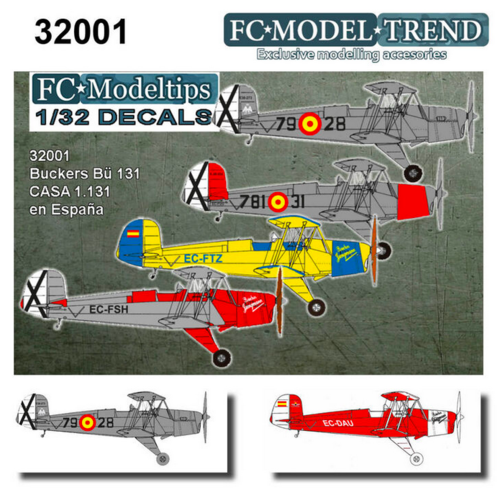 FC ModelTrend 32001 Bücker Bü 131 & CASA 1131 in Spain