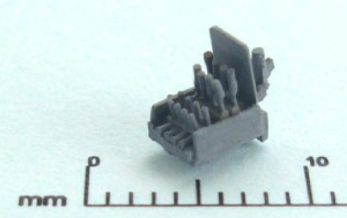 NIKO MODEL ZW7009U US Navy Hedgehog Launchers 5 to a pack