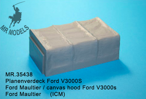 MR Modellbau 35438 Canvas hood Ford V3000s / Ford Maultier