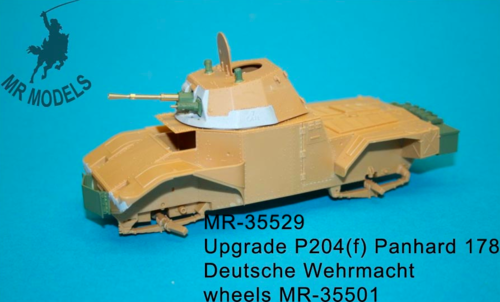 MR Modellbau 35529 Upgrade and gun barrel P204(f) Panhard 178 German Wehrmacht