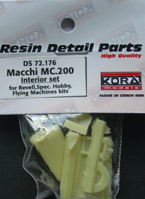 Kora Models DS72176 Macchi MC.200 Interior set