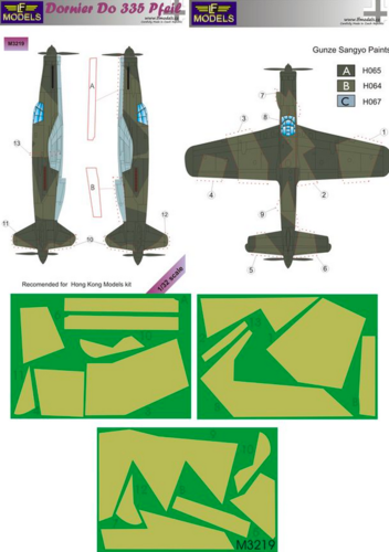 LF Models M3219 Dornier Do 335 Pfeil
