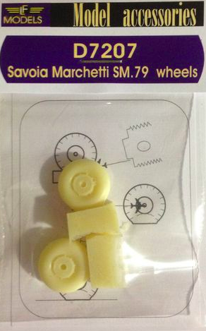 LF Models D7207 Savoia Marchetti SM.79 weighted wheels