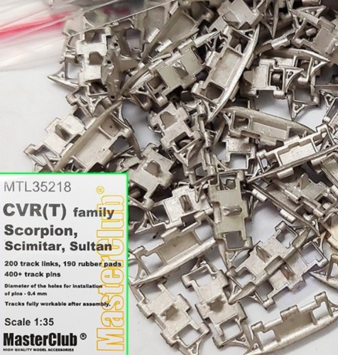 MASTERCLUB MTL-35218 Tracks for CVR(T) family / Scorpion / Scimitar / Sultan