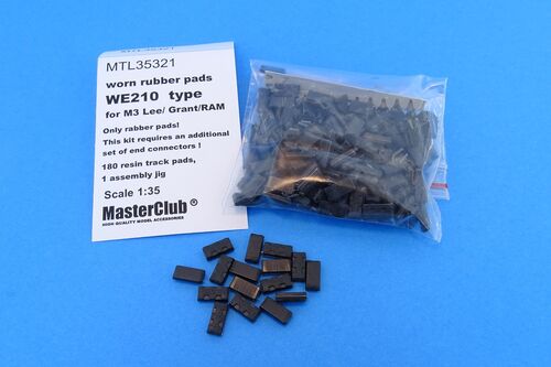 MASTERCLUB MTL-35321 Worn rubber pads WE210 type for M3 Lee/Grant/RAM/M4