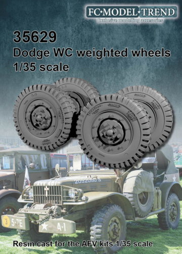 FC ModelTrend 35629 Dodge WC weighted wheels