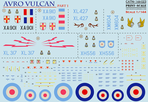 Print Scale 144-023 Avro Vulcan. Part 1