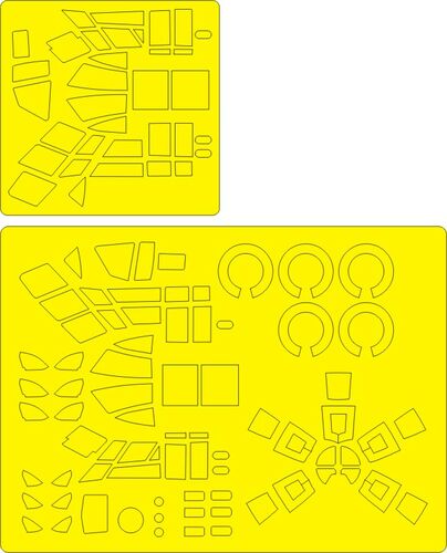 New Ware AM0838 Bristol Blenheim Mk.I EXPERT kabuki masks for Airfix